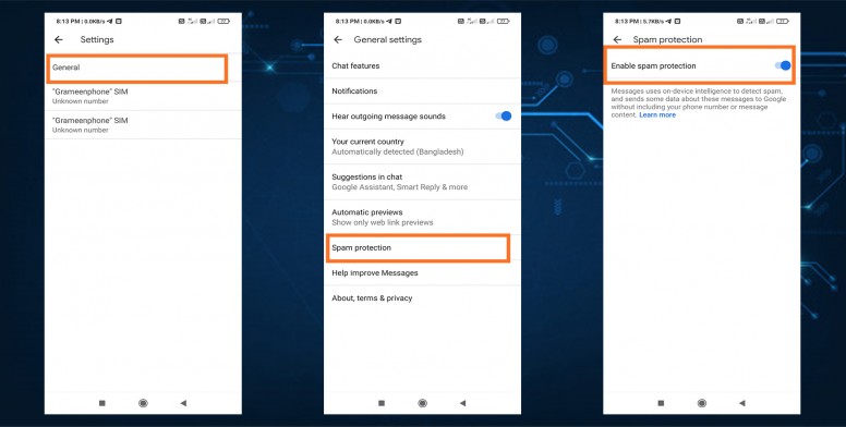 How to enable Spam Protection feature on any Xiaomi smartphones - Redmi ...