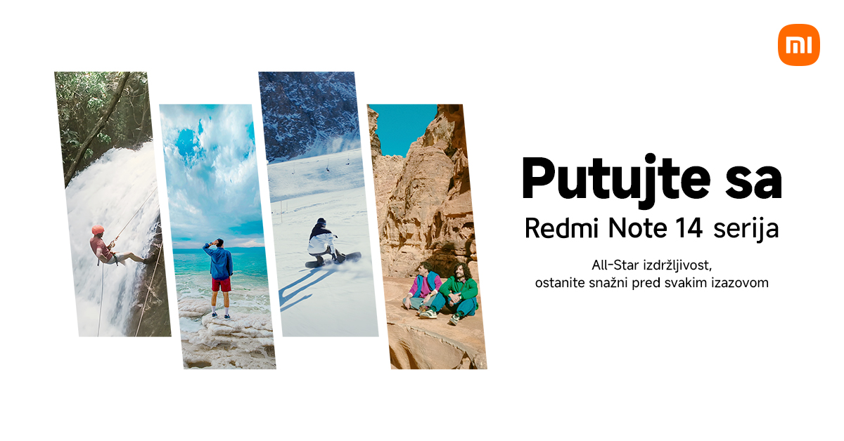 Putujte sa Redmi Note 14 serija - Xiaomi Srbija